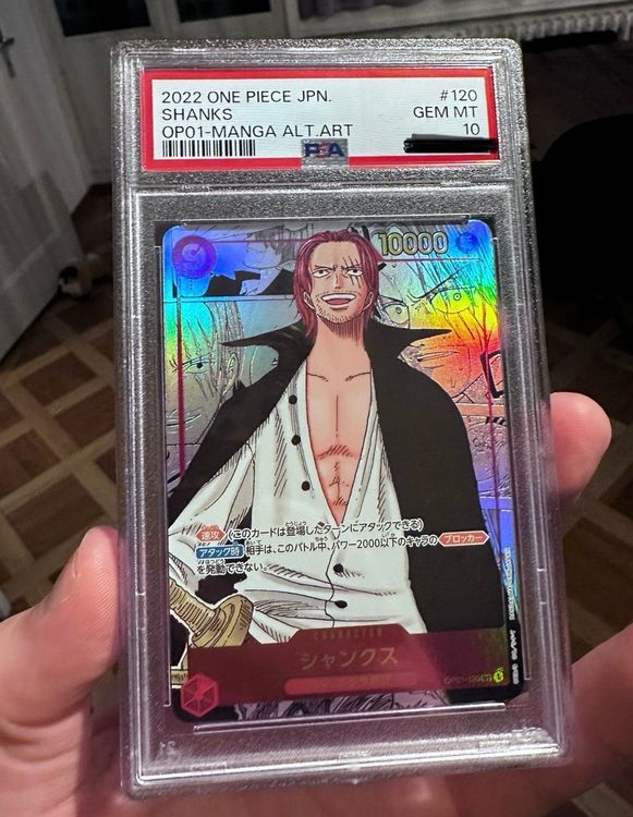Amazing Card One Piece Shanks Manga JPN PSA10 | Kaufen auf Ricardo