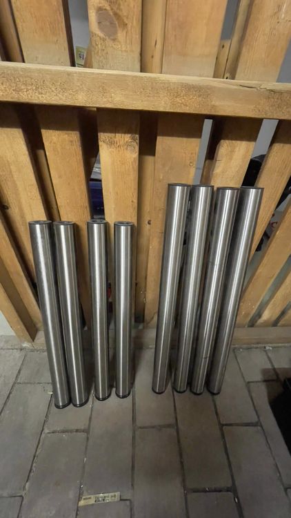 Tischfüsse Metall gebürstet (Gebraucht) in Sursee für CHF 29.9 – nur ...
