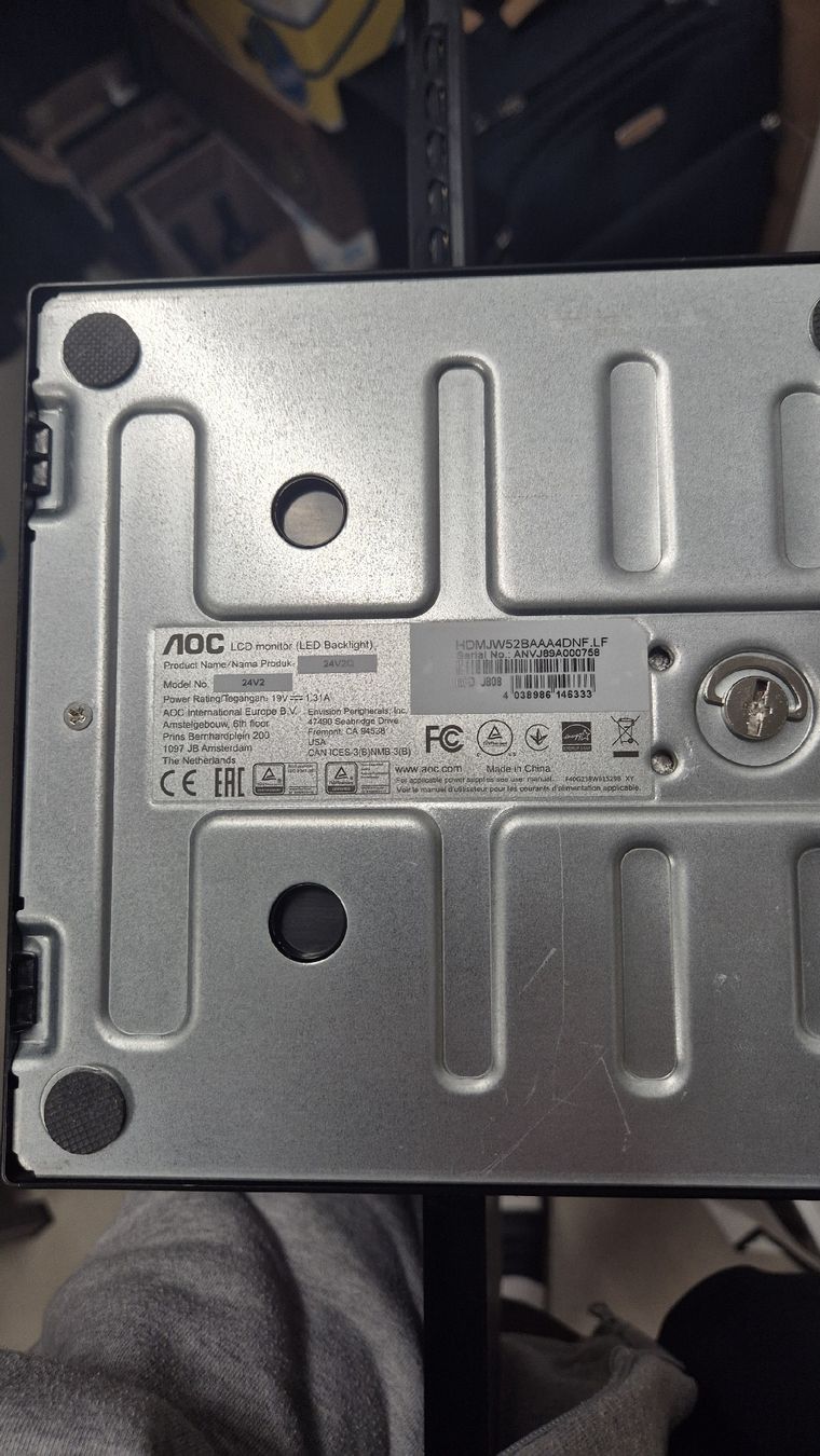 AOC LCD Monitor, 24" (LED Backlight), Top Zustand! (Gebraucht) in ...