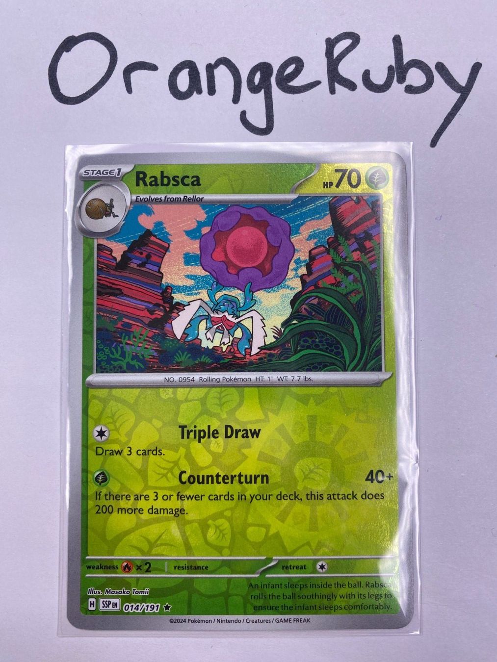 Rabsca 014/191 REVERSE HOLO Surging Sparks English (Neu (gemäss ...