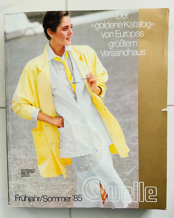 Katalog Quelle F/S 85 Vintage Fashion 80er Mode Retro | Kaufen auf Ricardo
