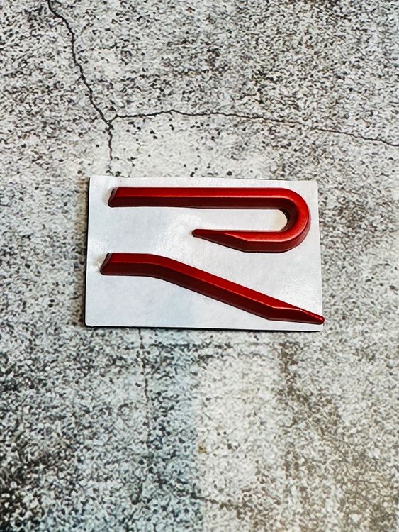 VW R Racing Schriftzug Logo Emblem 3D Metall Neu (Neu und ...