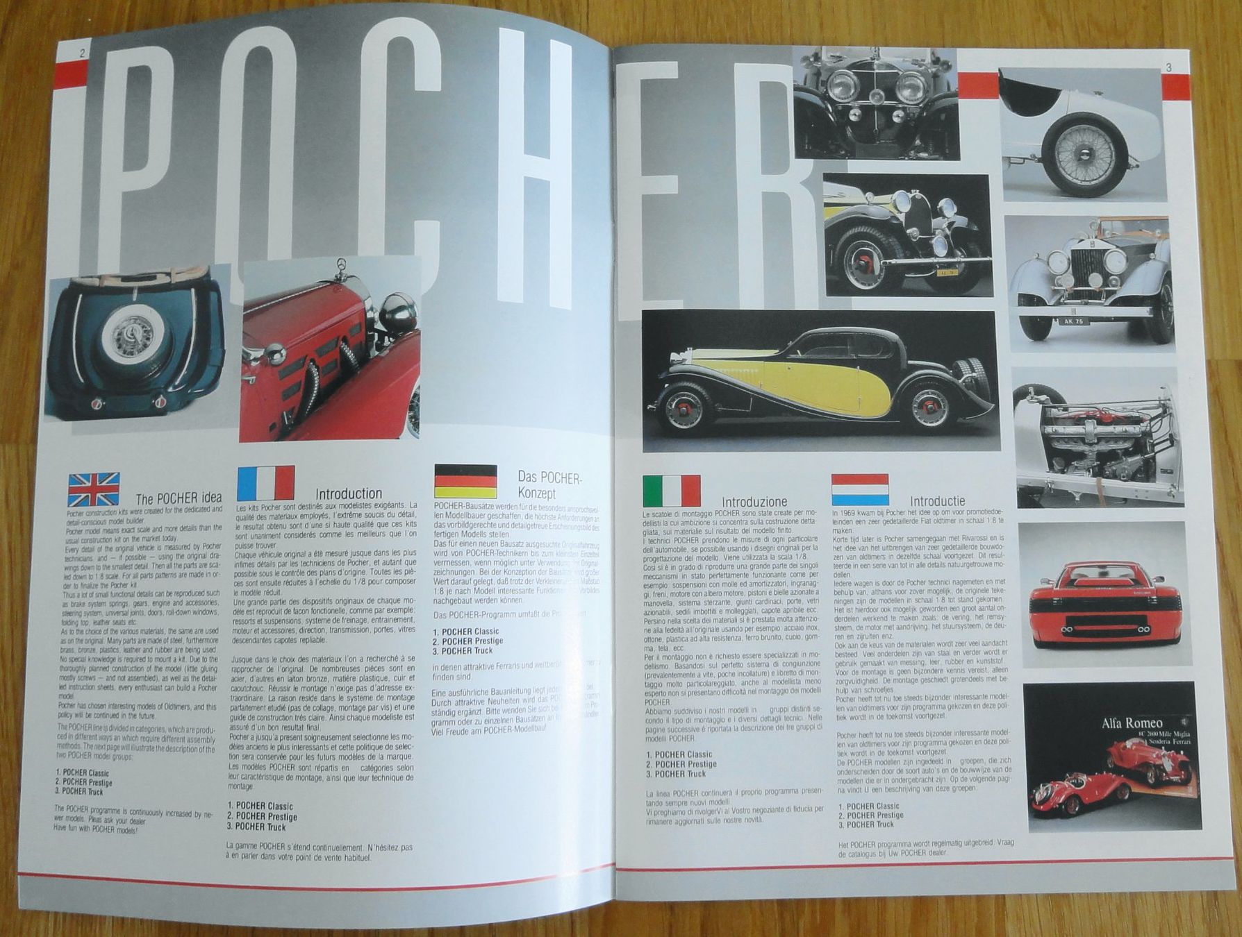 1994 POCHER SCALE 1/8 KATALOG CATALOG (Gebraucht) in Frümsen für CHF 18 ...