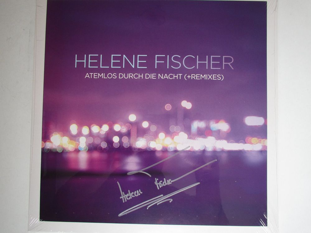 Helene Fischer Signierte Limitierte 10" Vinyl, Atemlos (Neu und ...