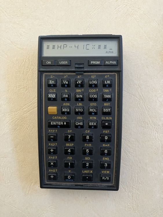 Calculatrice HP-41CX vintage fonctionnelle + manuels (Gebraucht) in ...