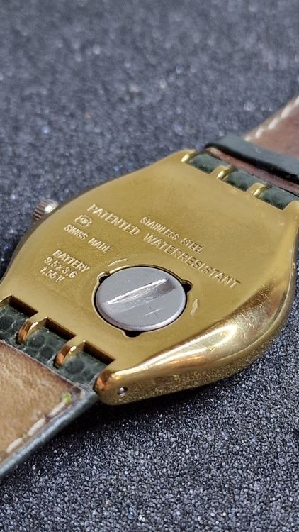 SWATCH YGG 100 RENVERSE IRONY GENTS WATCH 1994 (Gebraucht) in Bülach ...