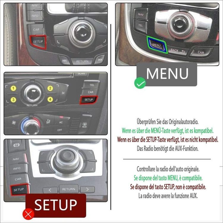 Bluetooth Aux Adapter Peugeot RD4 207 307 308 407 607 807 (Neu (gemäss ...