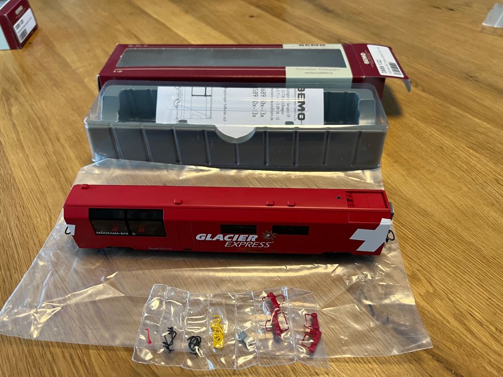 Bemo 3589 132 RhB WRp 3832 Glacier Express H0 3L-WS (Gebraucht) in St. Gallenkappel für CHF 61 ...
