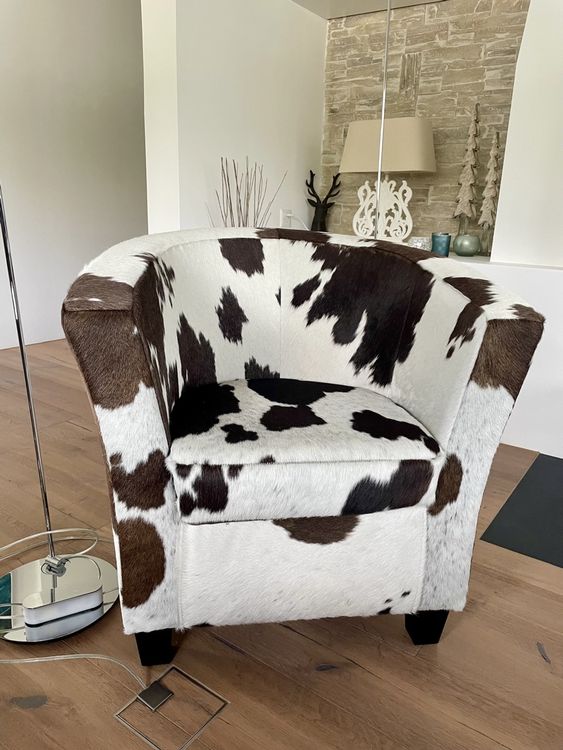 Exklusiver Sessel im Kuhfell Design ‚La Vacca‘ (Gebraucht) in Meilen ...