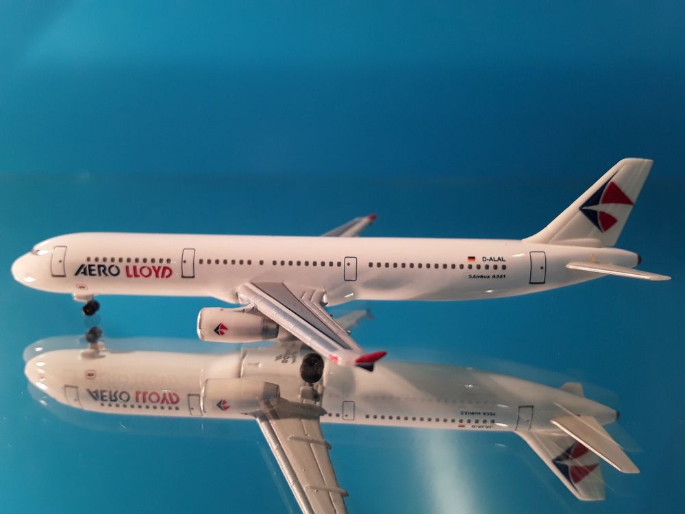 Modellflugzeug _ AERO LLOYD _ Airbus A321 _ 1:500 | Kaufen auf Ricardo