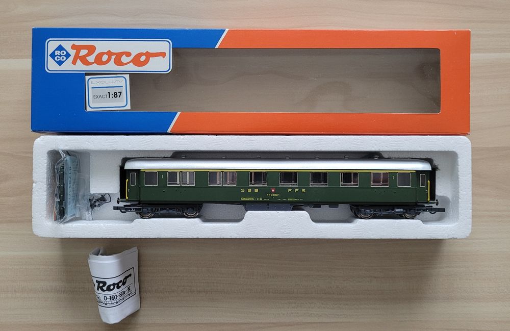 Roco 44880 SBB RIC-Stahlwagen 1.Klasse (Neu (gemäss Beschreibung)) in ...