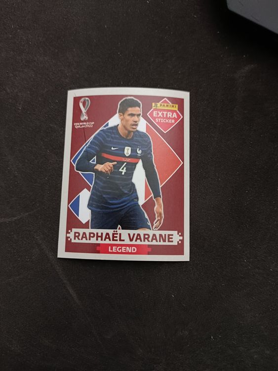 Panini Extra Sticker: Raphael Varane - LEGEND (Neu (gemäss Beschreibung)) in Galgenen für CHF 7 ...