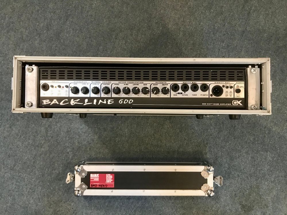 GALLIEN KRUEGER - Backline 600 Amp Head with RACK CASE (Gebraucht) in ...