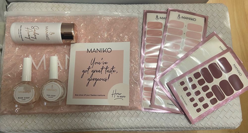 Maniko Starter Set mit 3 Maniküre, 1x Pediküre Folien-Neu | Kaufen auf ...