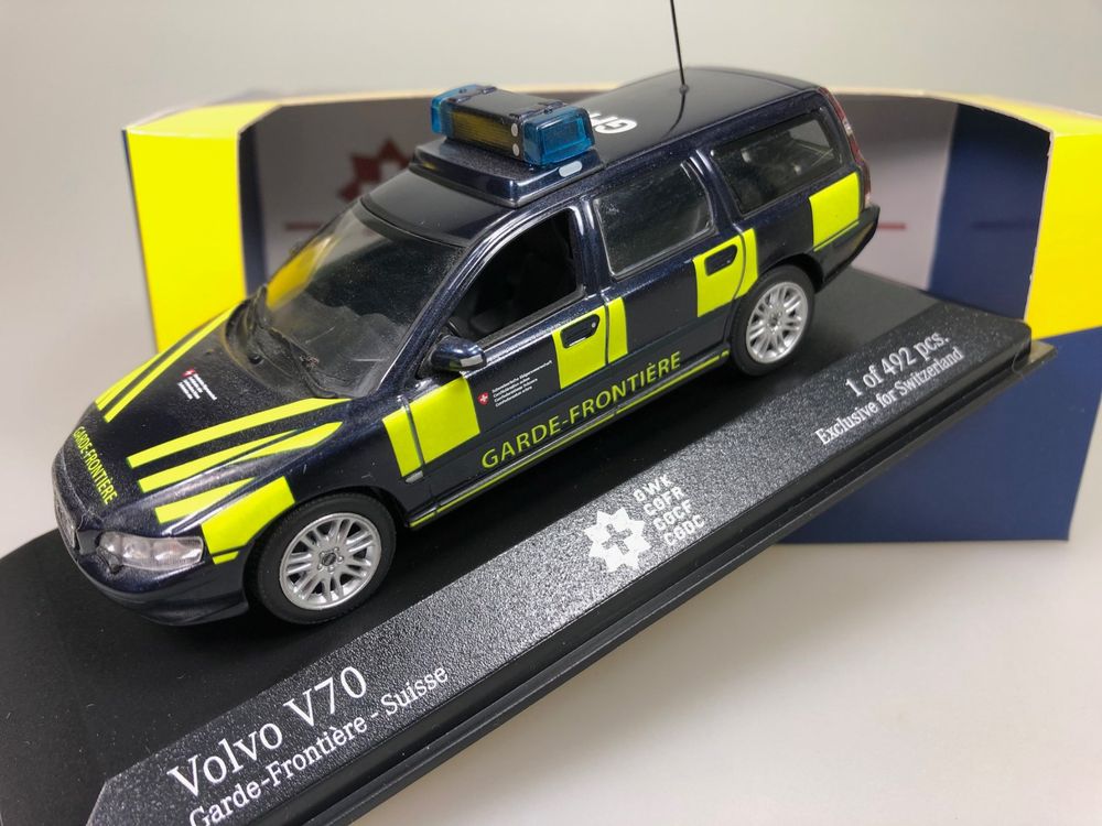 Volvo V70 Garde-Frontiere - Minichamps - 1:43 | Kaufen auf Ricardo