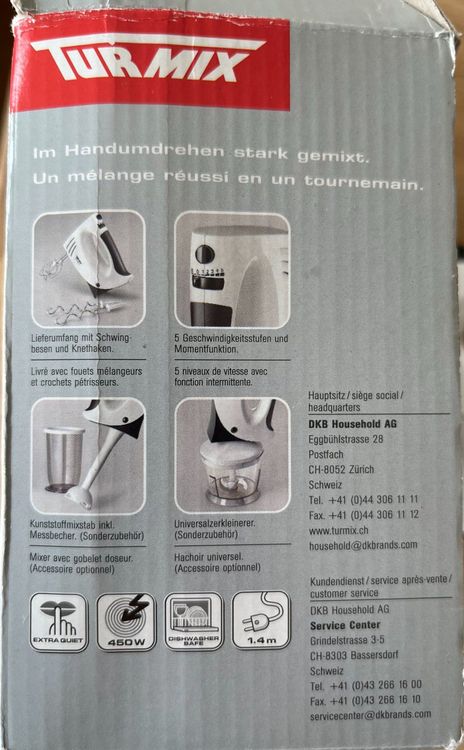 Handmixer Turmix CX 500 (Gebraucht) in Luzern für CHF 26 – mit ...