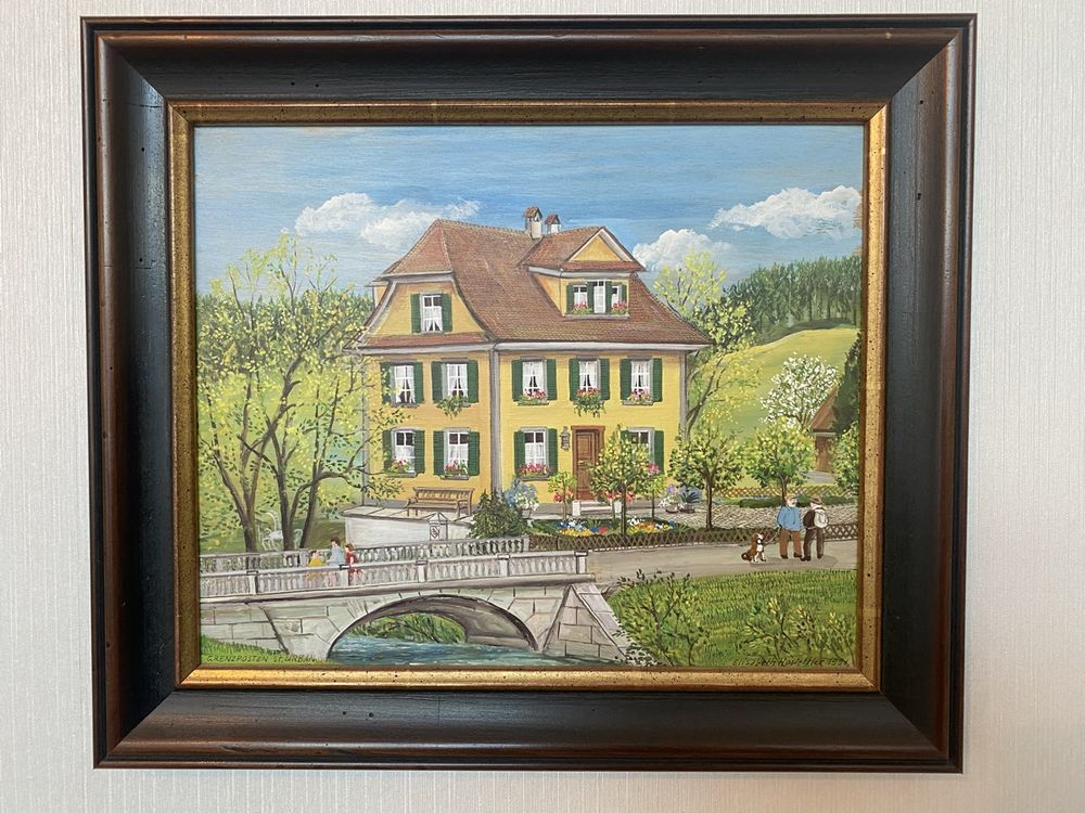 Elisabeth Hostettler original Bild „Zollhaus St. Urban (Gebraucht) in ...