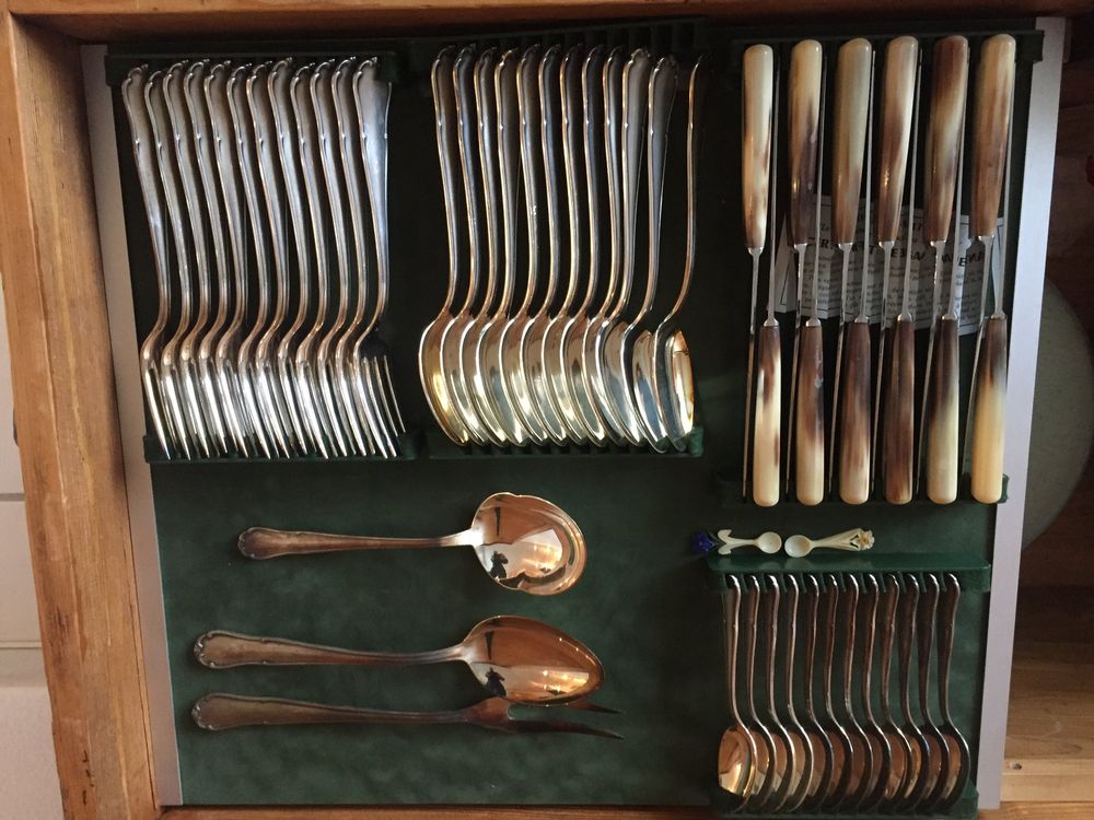 Besteck Berndorf silber 45 / 90 (Gebraucht) in Kappel SO für CHF 80 – mit Lieferung auf Ricardo ...