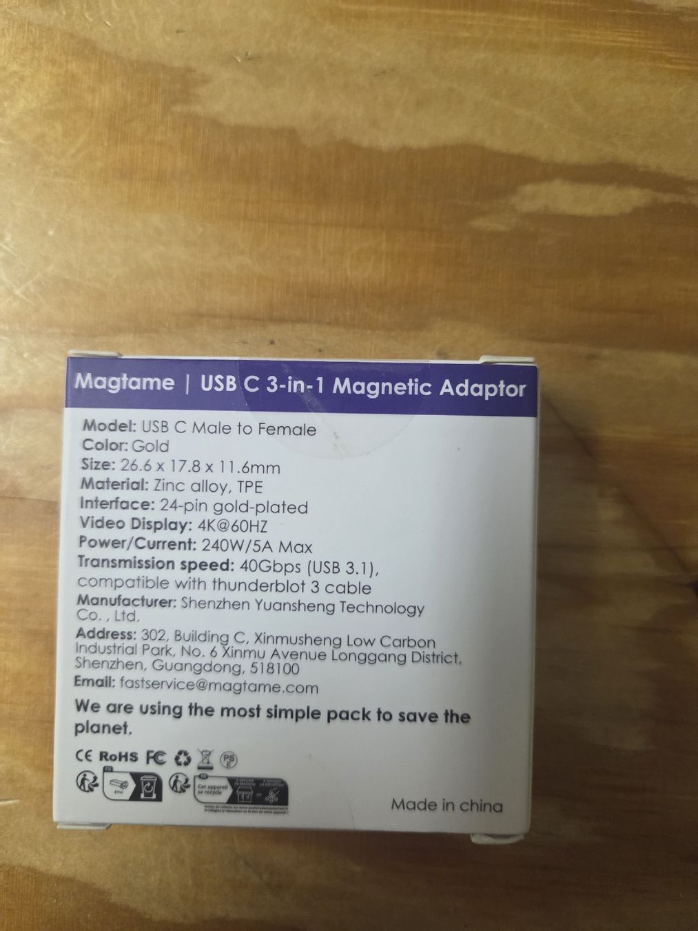 Neuer Magtame USB-C Adapter 3-in-1 Magnetisch (Neu und originalverpackt ...