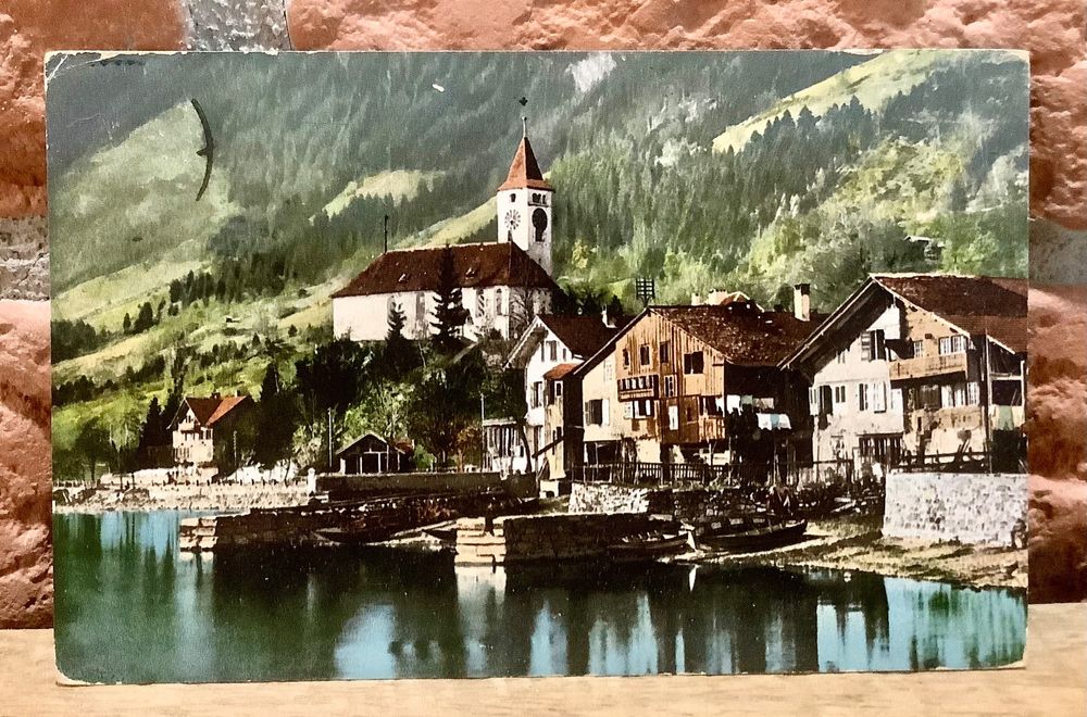 1910 Antike AK BRIENZ am Thunersee - Dorfpartie (Gebraucht) in Root für CHF 1 – mit Lieferung ...
