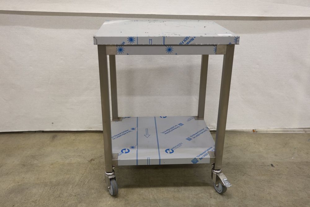 Rollwagen/Beistelltisch aus Chromstahl Liquidation Rollen (Neu und ...