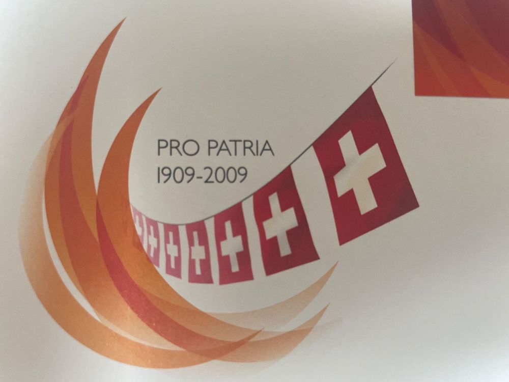 Pro Patria 100 Jahre Jubiläum Ersttag Briefmarke 2009 Zürich (Gebraucht ...