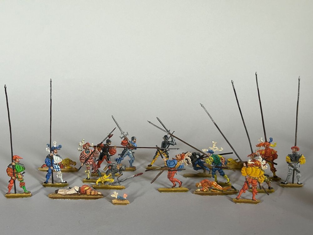 66 Berliner Zinnfiguren, Landsknechte, 35 mm (Gebraucht) in Remigen für ...