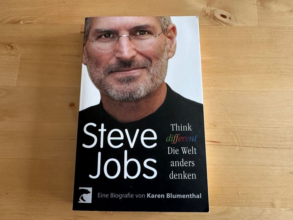 STEVE JOBS Think different Die Welt anders denken tolle Bio (Gebraucht ...