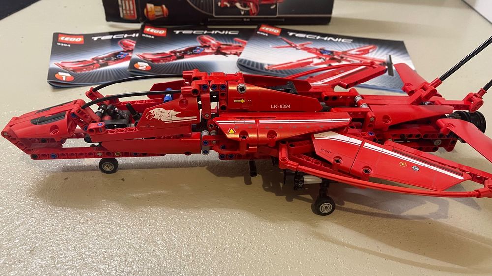 LEGO Technic 9394: Rotes Flugzeug - Seltenes Modell! (Gebraucht) in ...
