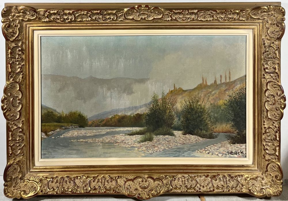 Antike Landschaft Gemälde, Unleserlich Signiert (Gebraucht) in Root für CHF 84 – nur Abholung ...