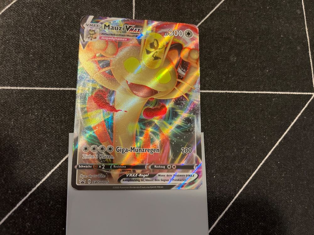 Pokemonkarte Mauzi Vmax SWSH005 (Gebraucht) in grenchen für CHF 2 – mit ...