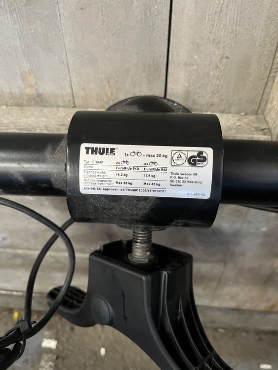 Thule ER940 Veloträger (Gebraucht) in Aarburg für CHF 200 – nur ...