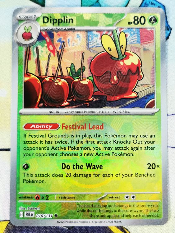 Pokemon Dipplin PokeBall 010/131 Prismatic Evolutions EN (Neuf (Voir ...