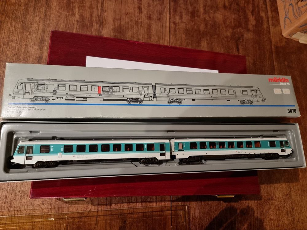 Märklin 3676 Diesel-Triebwagen BR 628.2 DB Digital AC HO (Neu (gemäss ...