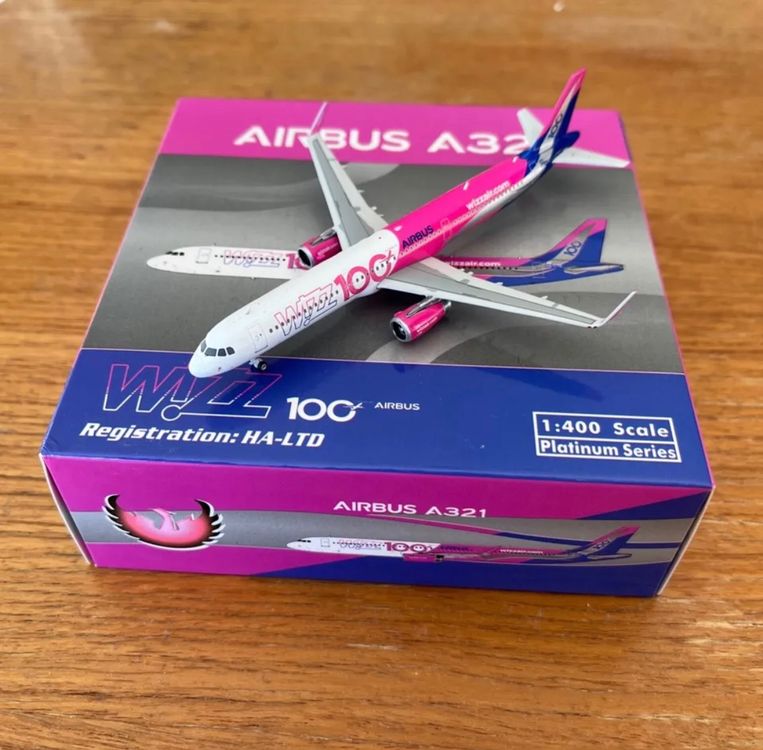 Wizz Air Airbus A321-231WL "100th Airbus" livery model 1:400 | Kaufen ...