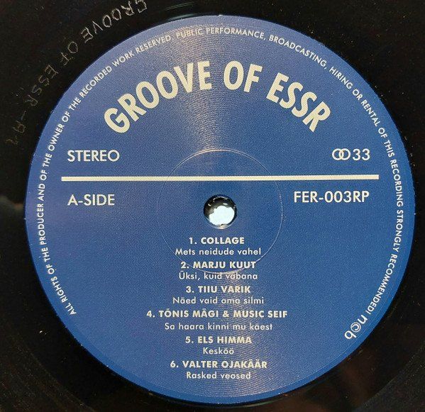 Groove Of ESSR: Funk, Disco, Jazz From Soviet Estonia NEW (Gebraucht ...