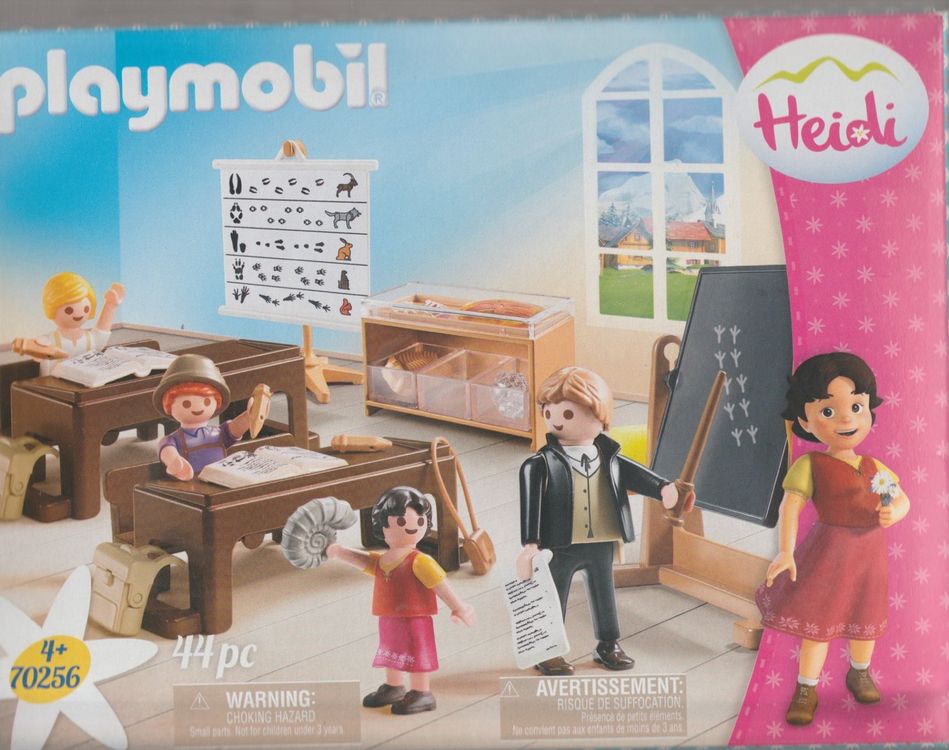 PLAYMOBIL HEIDI 70256 L'AULA DEL SIGNOR TRABER new (Neu und ... PLAYMOBIL HEIDI 70256 L'AULA DEL SIGNOR TRABER new (Neu und ...