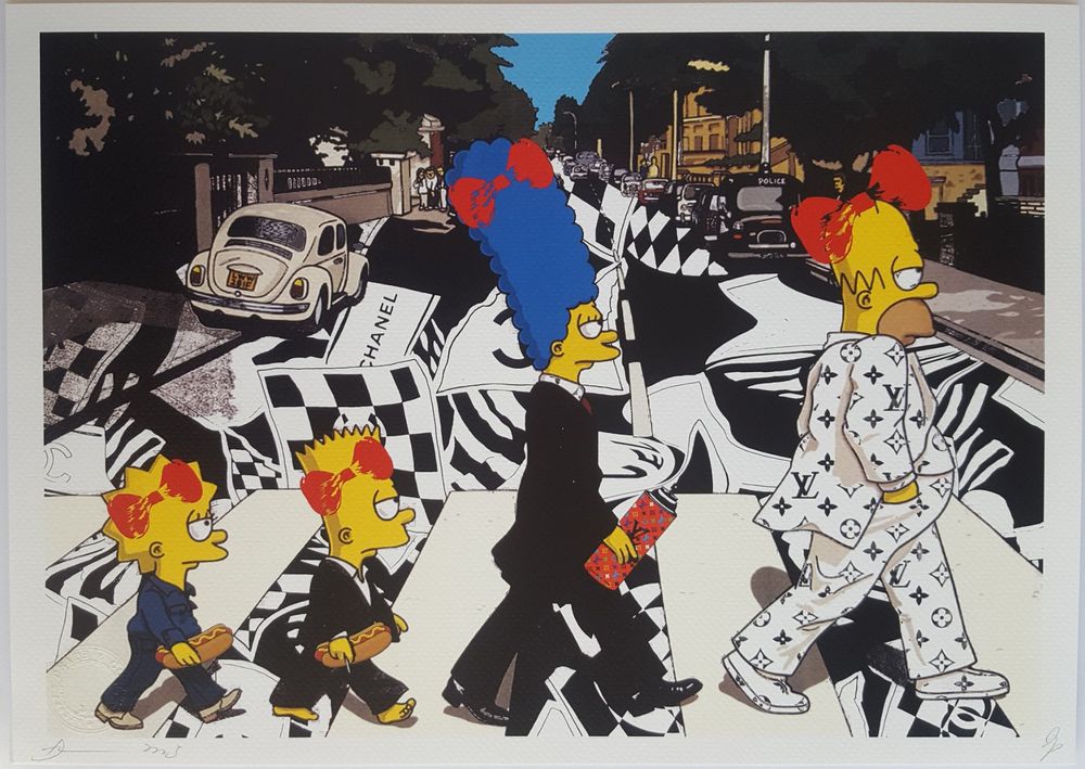 Death NYC Ltd Pop Art Druck " Chanel Simpson Family Drip | Kaufen auf ...