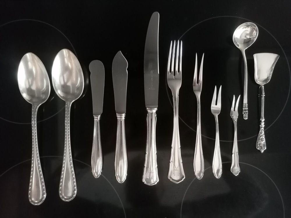 11 Teiliges Silberbesteck mind. 800er | Kaufen auf Ricardo