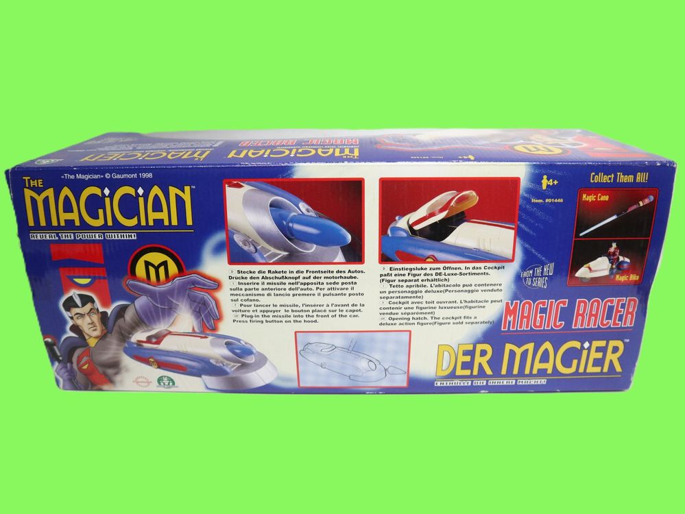 1998 The Magician Magic Racer Space Rocket Rakete + Figur (Neu (gemäss ...