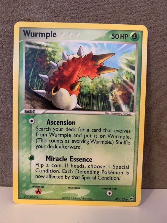 Pokemon Wurmple EX Deoxys ENG 82/107 (Gebraucht) in Fislisbach für CHF 2 – mit Lieferung auf ...