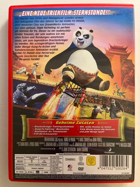 Dreamworks: Kung Fu Panda (2008) DVD (Neu (gemäss Beschreibung)) in ...