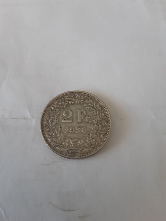 2 Fr. 1958 Silber | Kaufen auf Ricardo