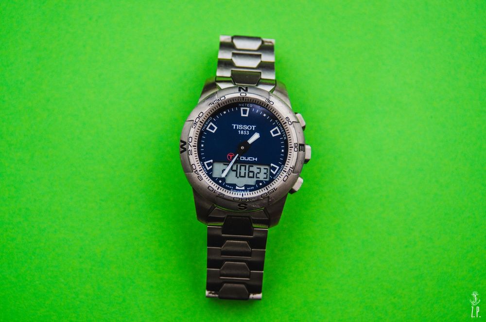 Tissot T-Touch Titan Generation II Blue Dial Selten (Gebraucht) in ...