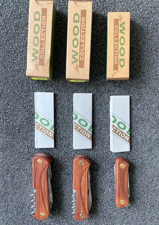 Wenger Wood Collection Set mit 3 Messern | Kaufen auf Ricardo