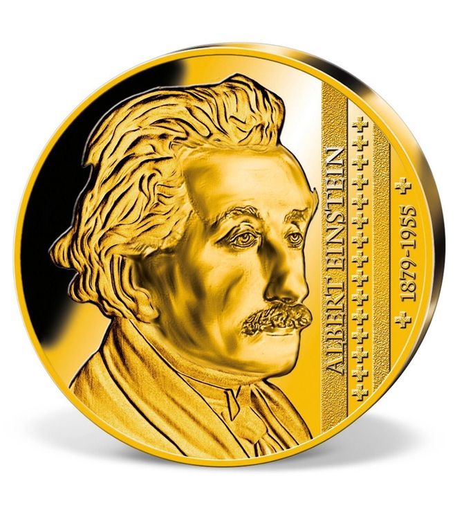 Albert Einstein Gold Münze (Gebraucht) in für CHF 31 – mit Lieferung ...