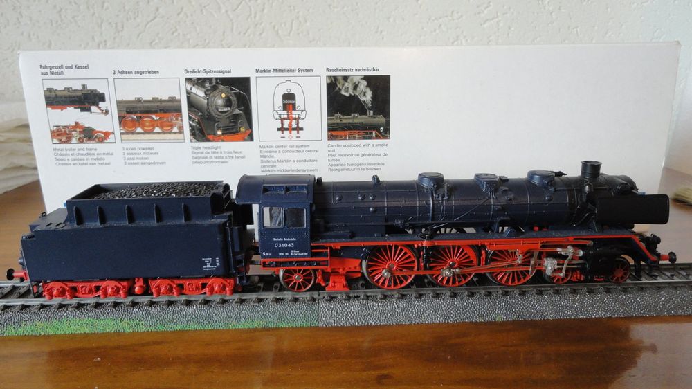 Dampflok BR03 DB Märklin HO 3097 in OVP Wechselstrom (Gebraucht) in ...