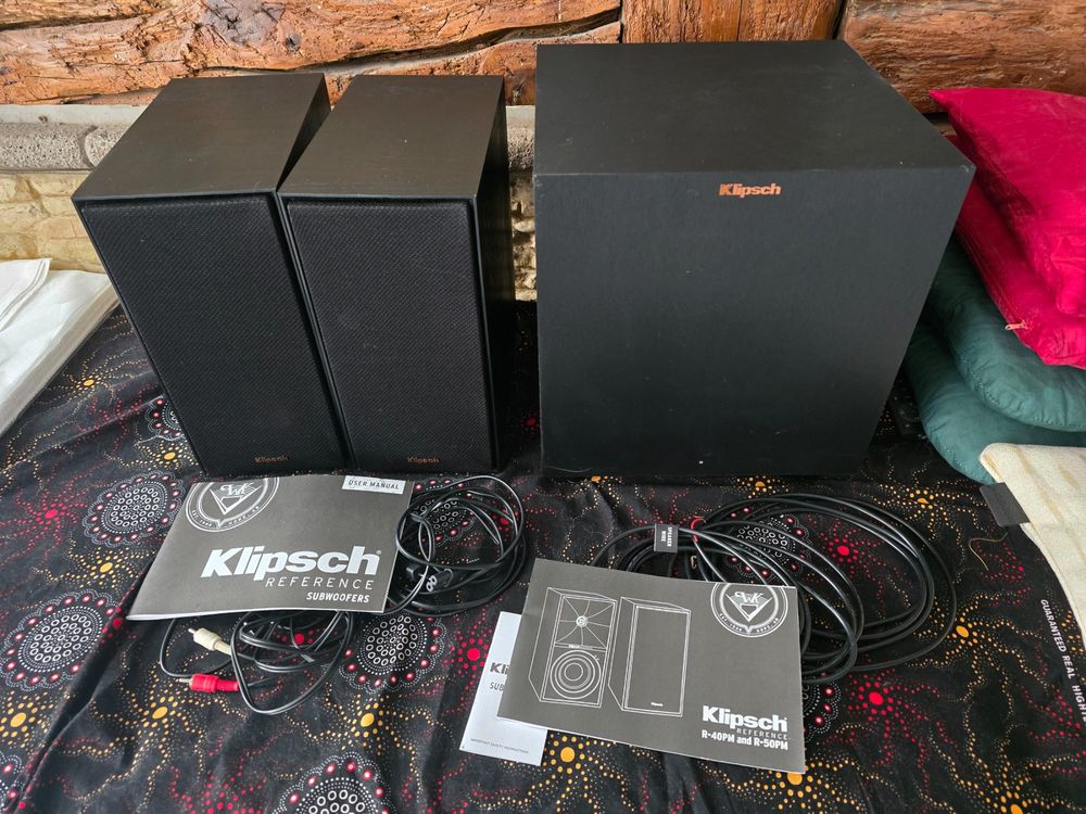 Lautsprecher Klipsch, Subwoofer R-85W und 2 LS R40PM (Gebraucht) in ...