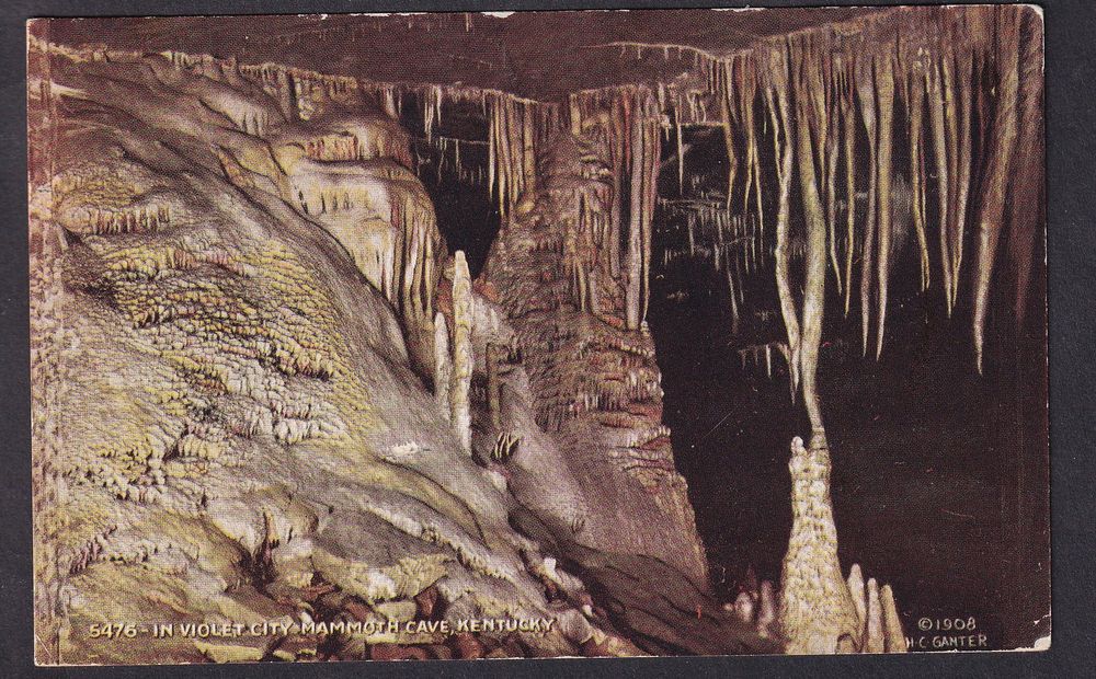 AK Mammoth Cave, Kentucky, 1916, taxiert 10 Rp (Gebraucht) in Basel für ...