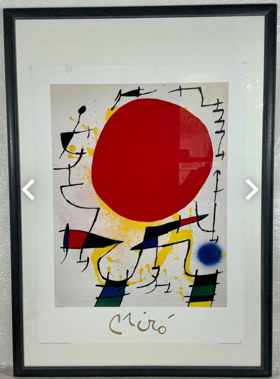 Miro Kunstdruck Mit Rahmen